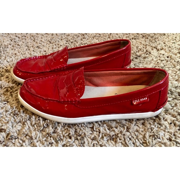 Cole Haan | Shoes | Cole Haan Pinch Red Leather Loafers | Poshmark
